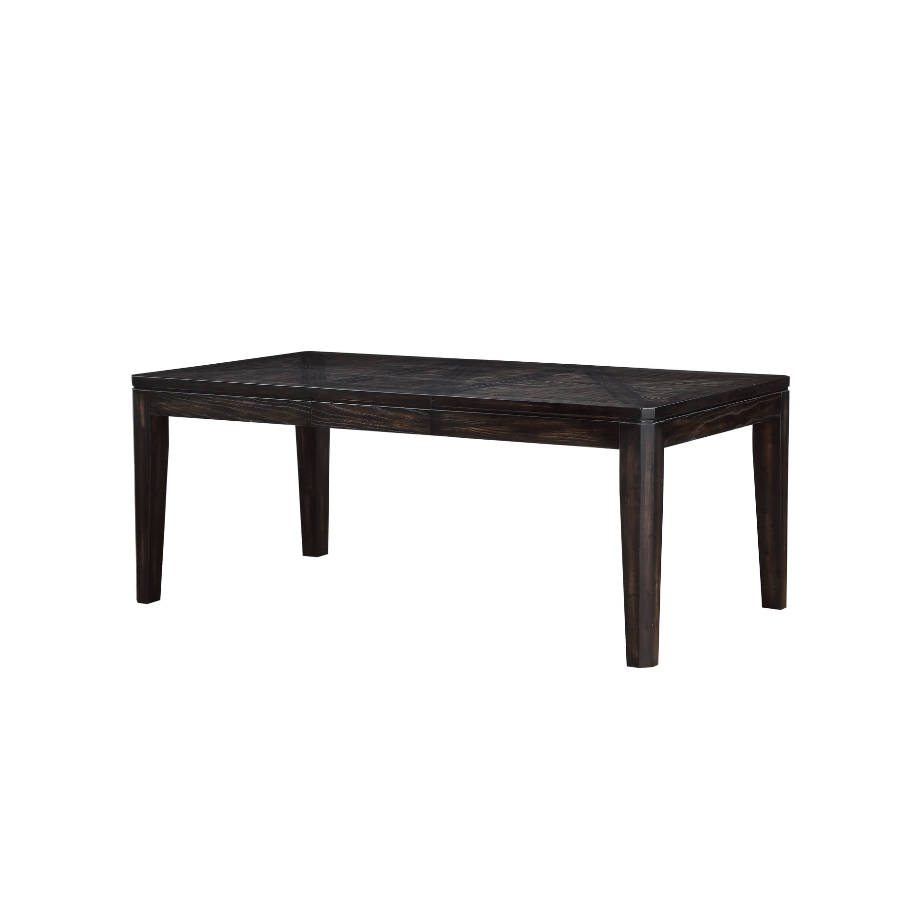 Dark Brown Antique Charcoal Dining Table - Veneers & Engineered Woods ...