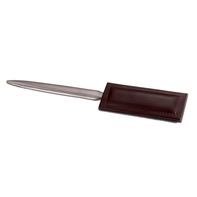 Dark Brown Bonded Leather Letter Opener - Walmart.com