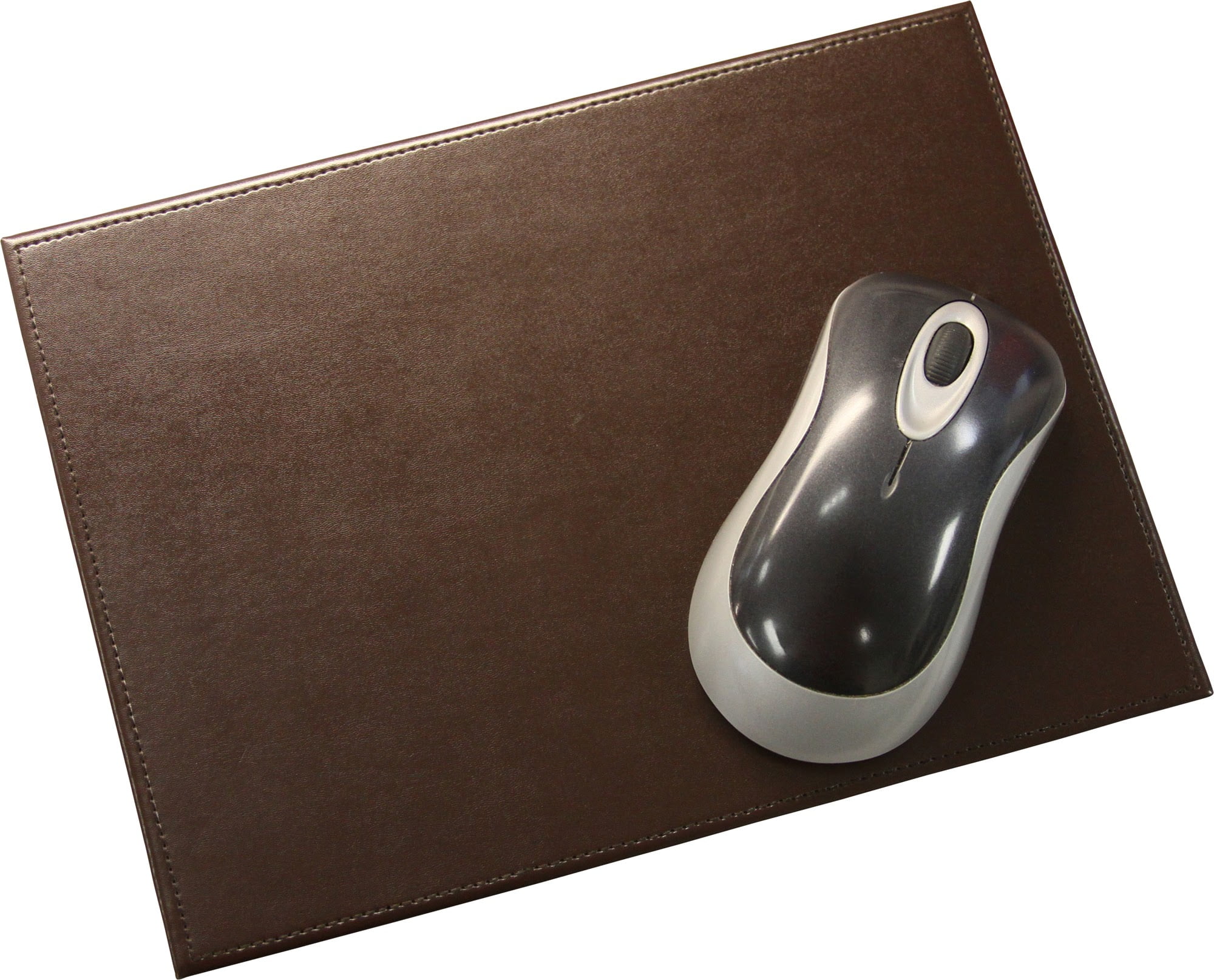 Dark Brown Bonded Leather Mouse Pad - Walmart.com