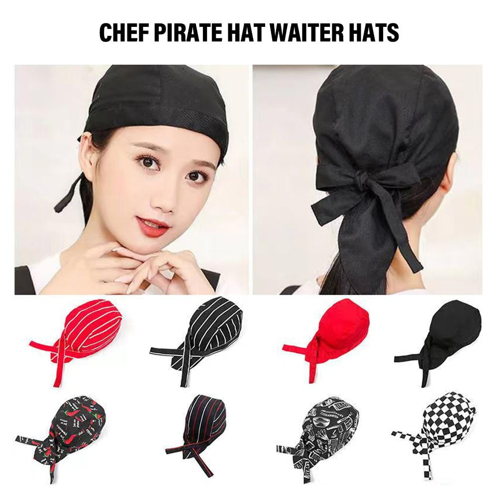 Dark Brown Chef Hat Restaurant Cooking Headscarf Male And Female Waiter ...