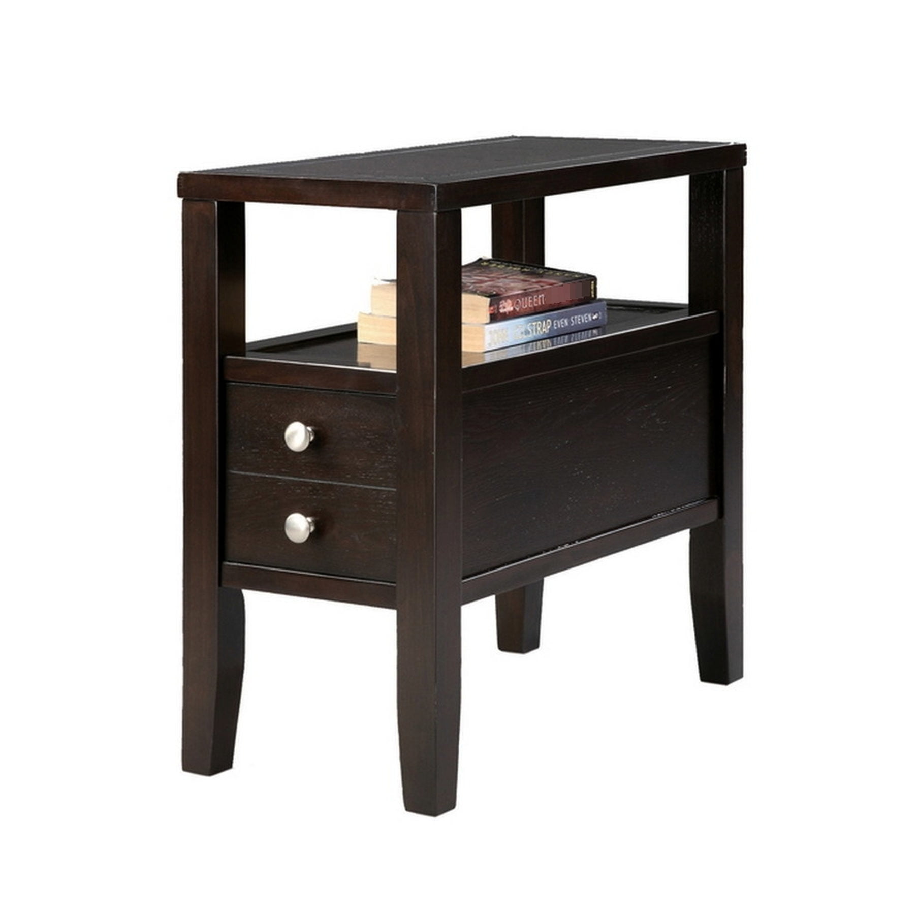 Dark Brown Color / Balcony Side / 24 - inch Tall End Table - Walmart.com