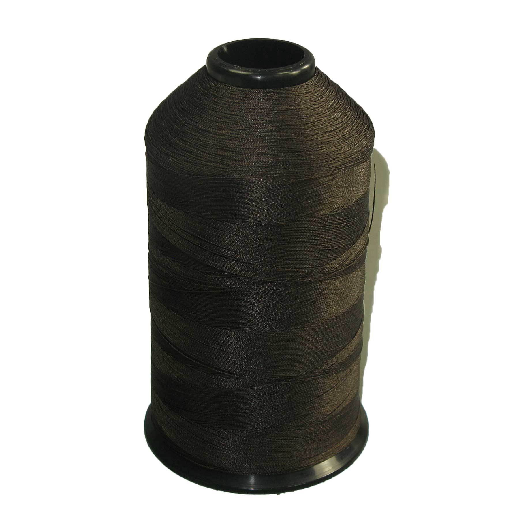 Dark Brown - Premium Bonded Nylon Sewing Thread #69 Tex 70 8oz 3000 ...