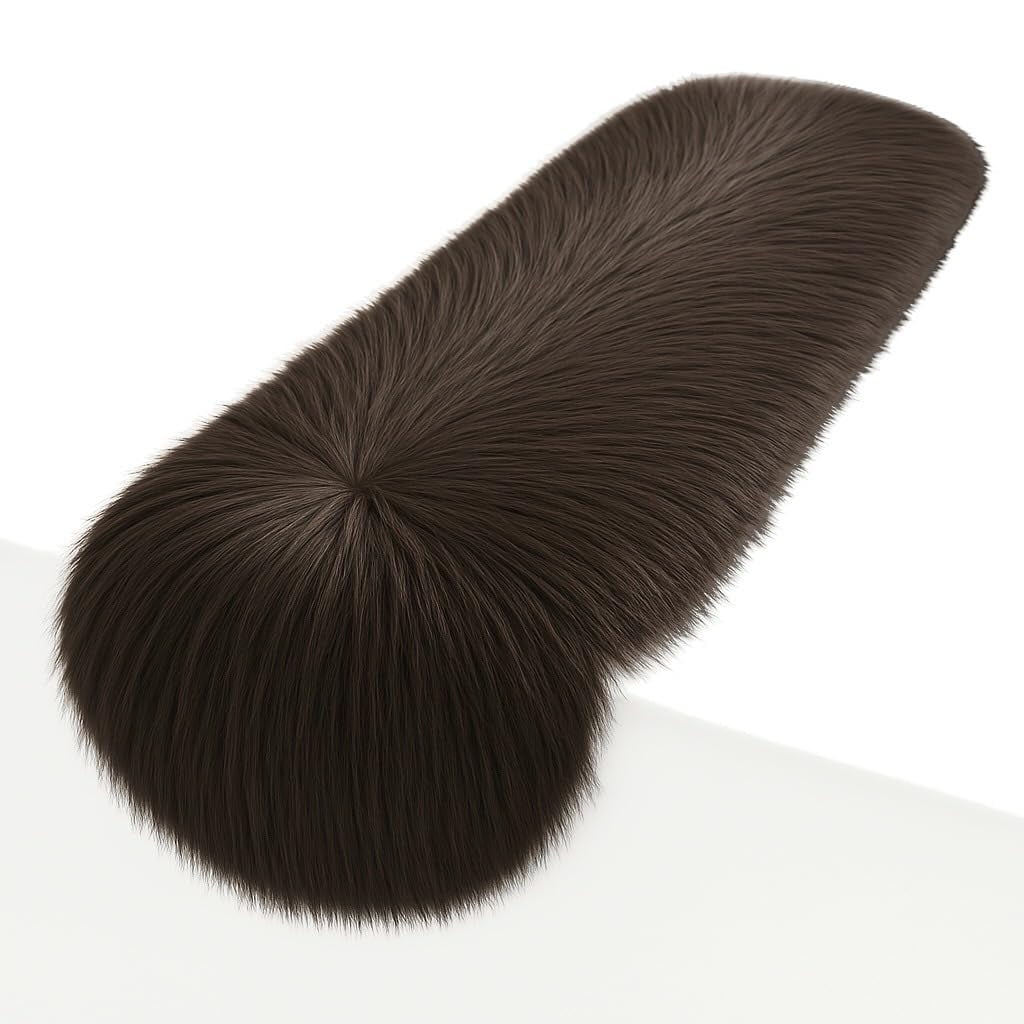 Dark Brown Table Runner | Faux Fur Table Runners | 12 X 72-Inch Long ...