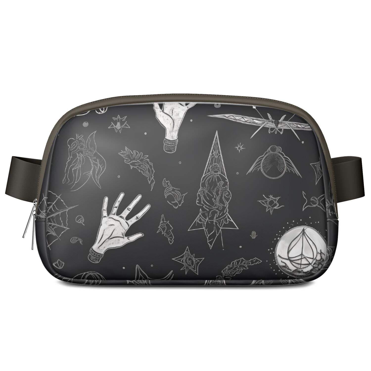Dark Celestial Fanny Pack - Adjustable waist bag with eclipse ...