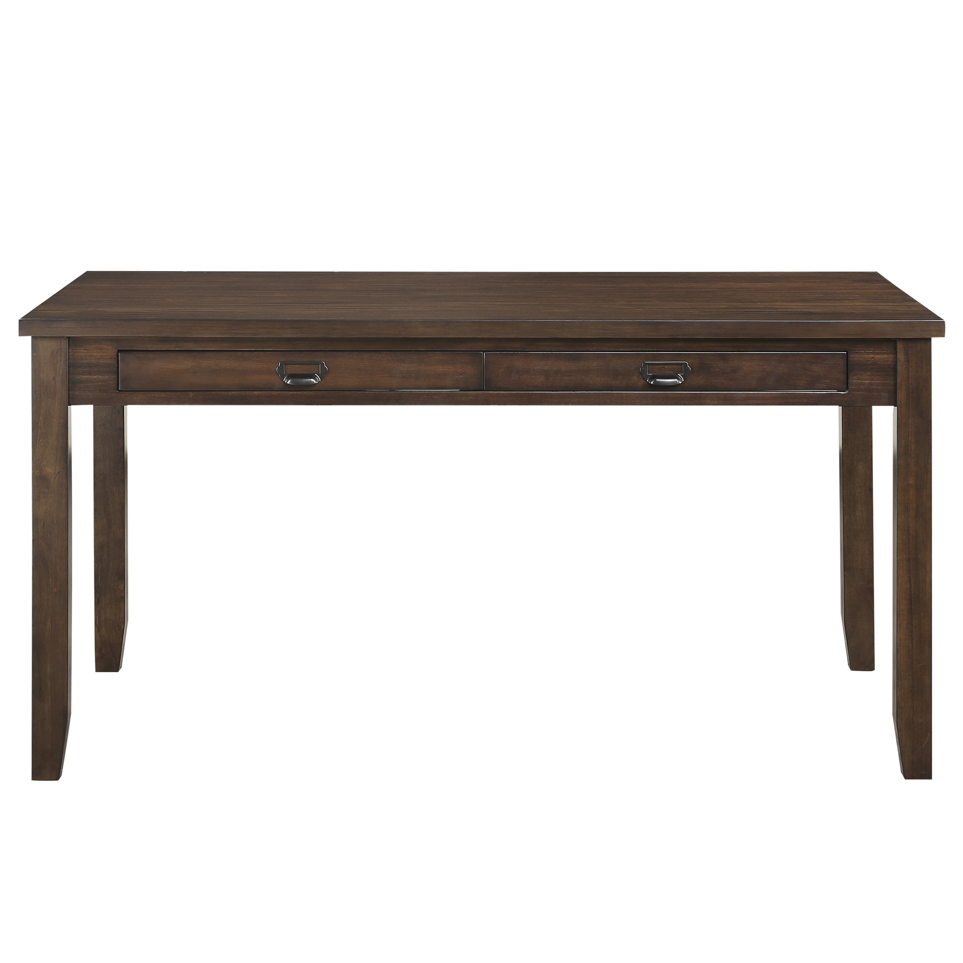Dark Cherry Finish Dining Table With 4 Storage Drawers, Transitional ...