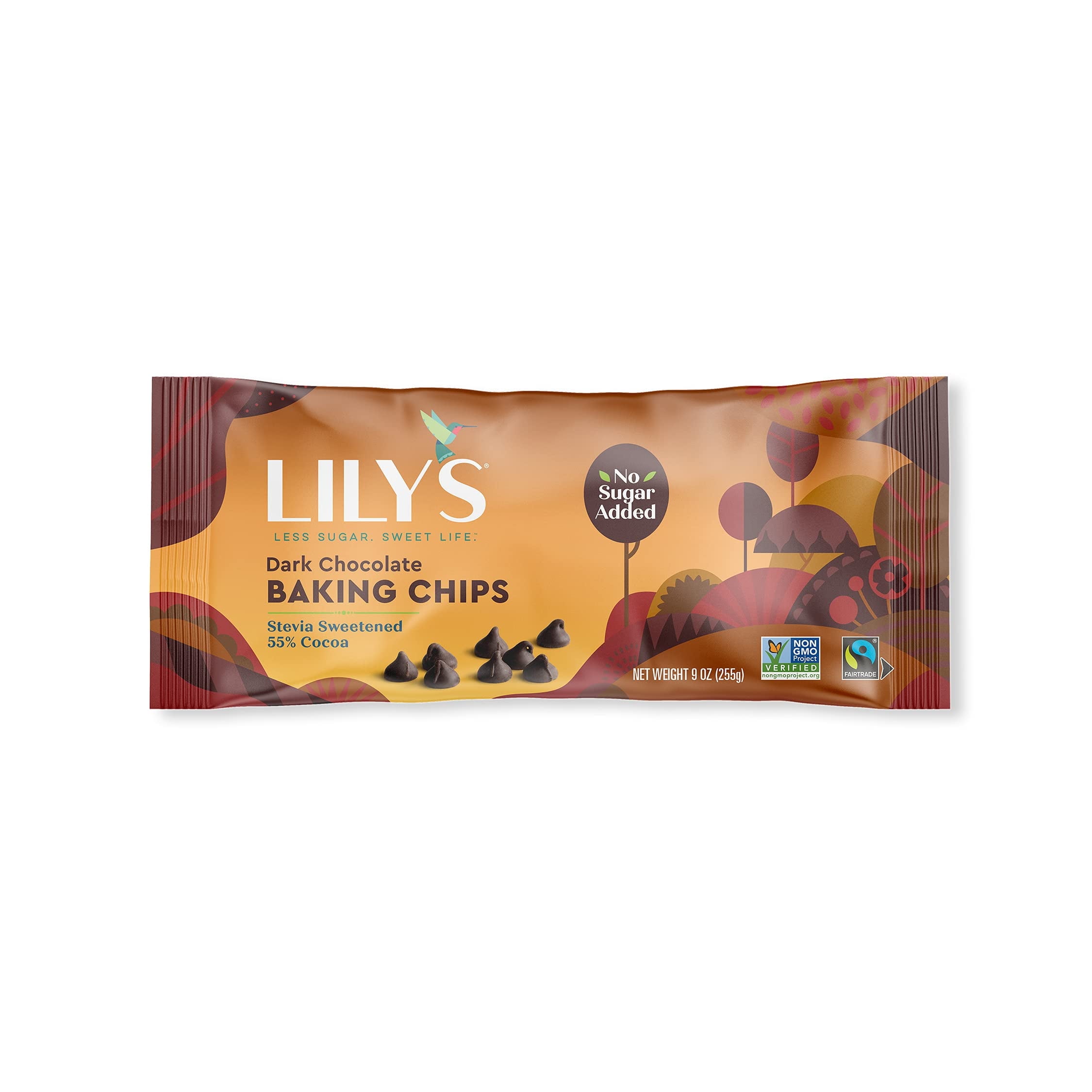 Lily's Dark Chocolate Baking Chips, 9 oz, Stevia Sweetened - Walmart.com