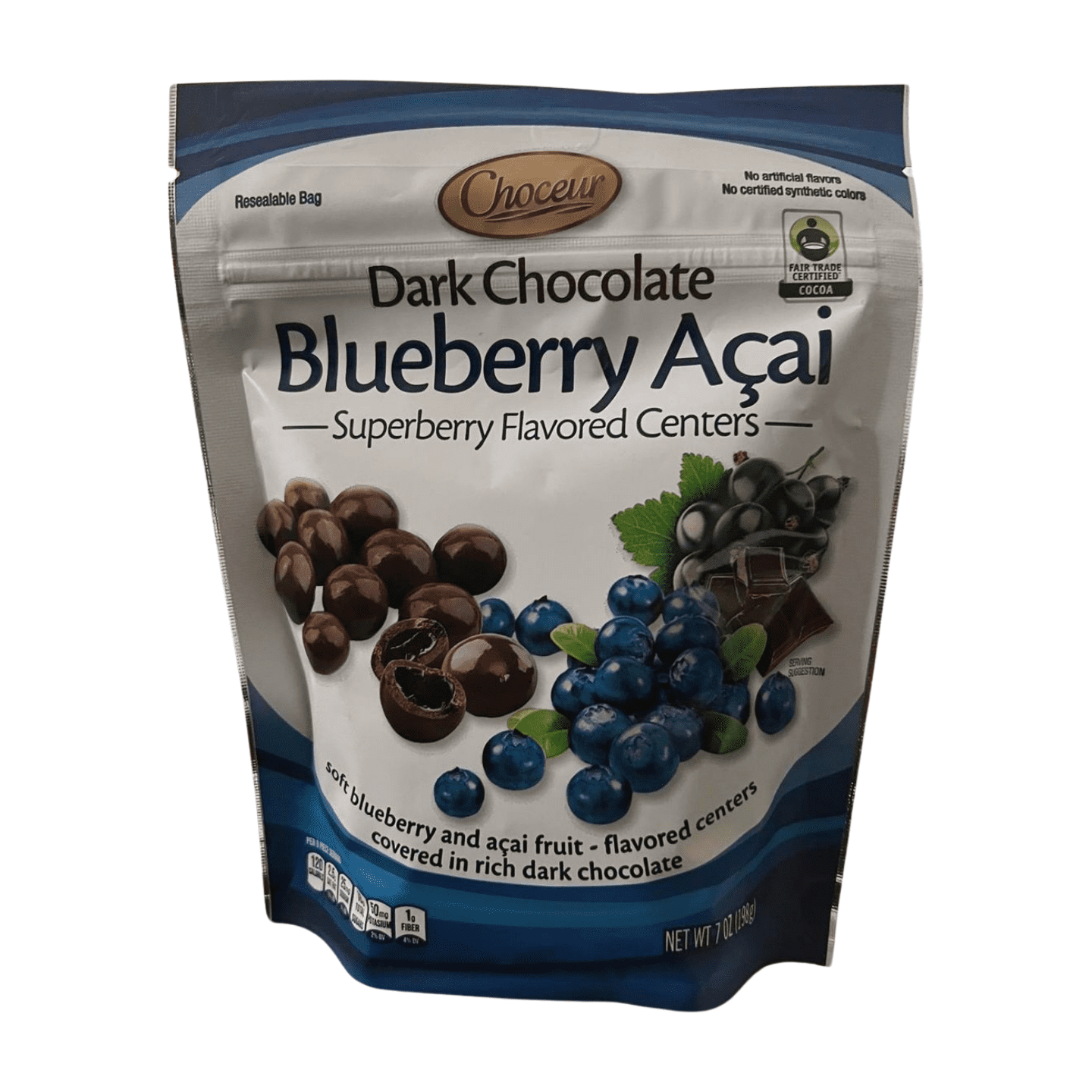Choceur Dark Chocolate Blueberry Acai Balls, 7 oz - Walmart.com