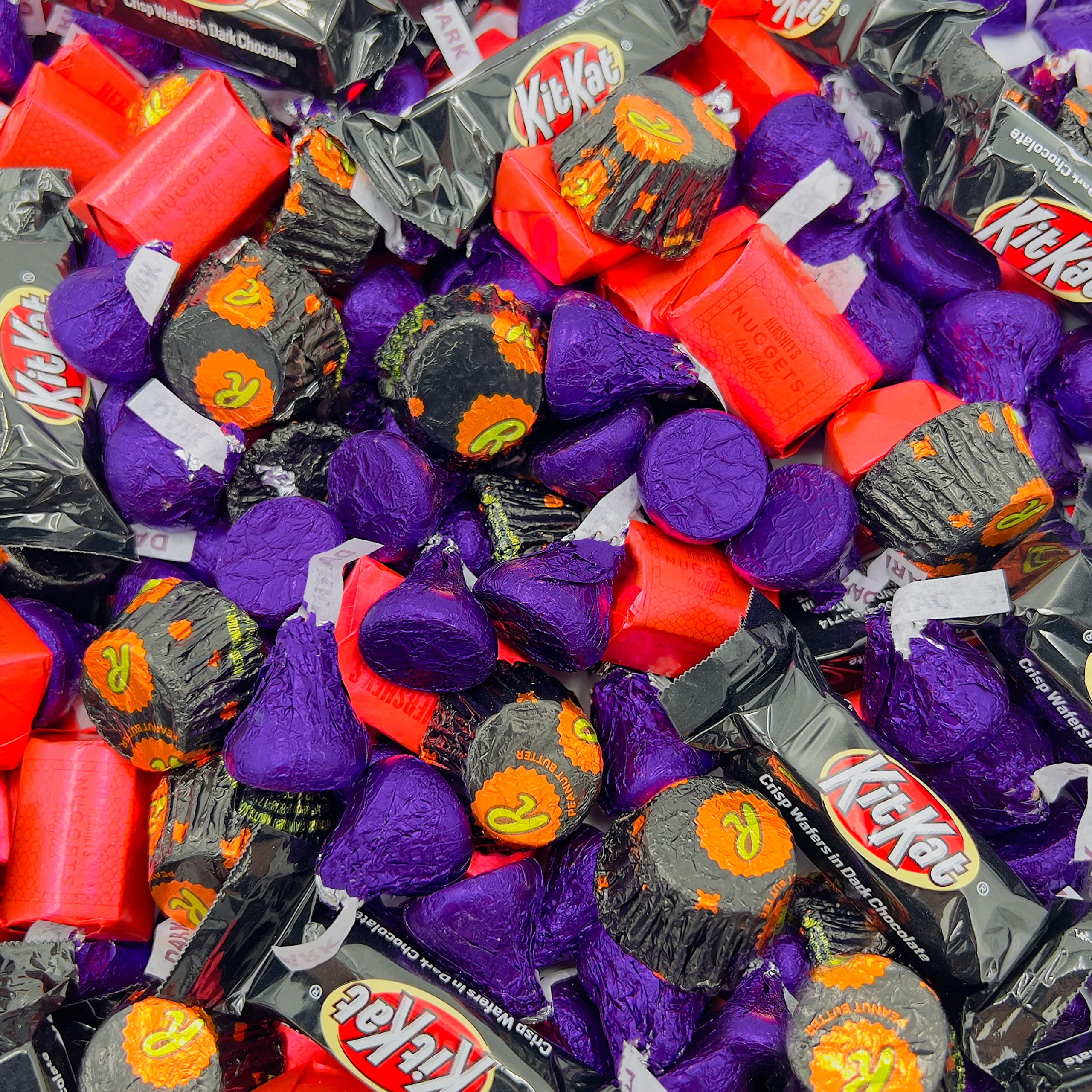 Dark Chocolate Candy Variety Mix - HERSHEY'S KISSES, KITKAT, NUGGETS ...