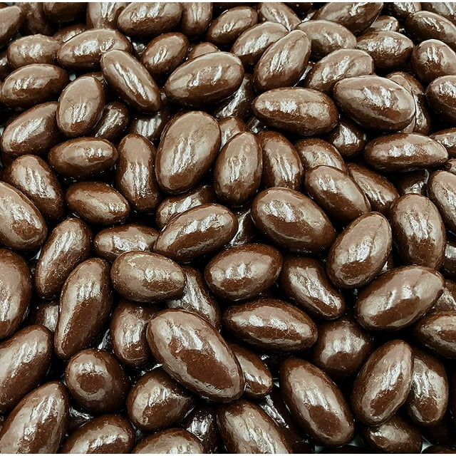 LaetaFood Dark Chocolate Covered Almonds, Healthy Nut Snack, Bulk (2 ...