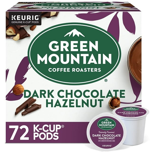 Dark Chocolate Hazelnut Coffee, Keurig Single Serve K-Cup Pods, 72 ...