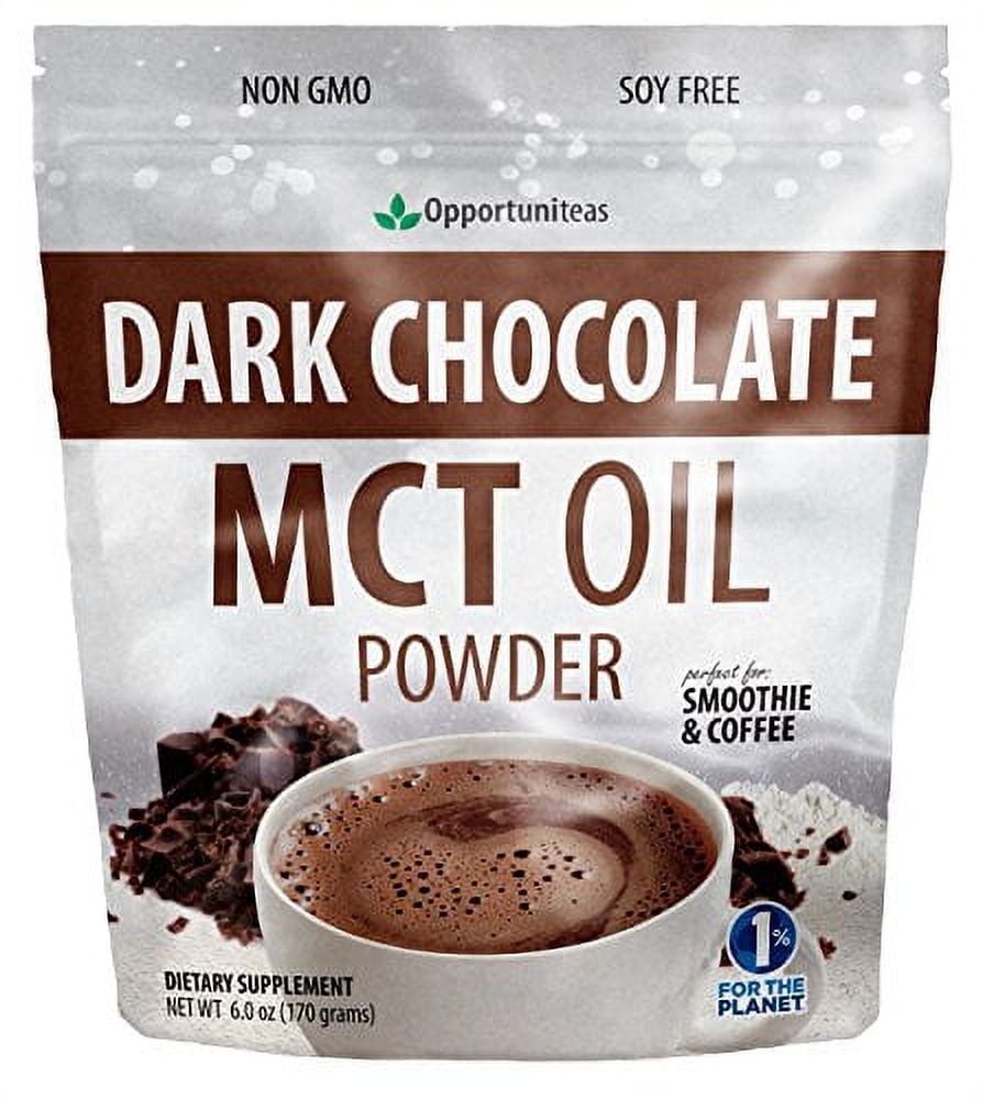 Dark Chocolate MCT Oil Powder, Sugar Free Hot Chocolate Mix, Perfect ...
