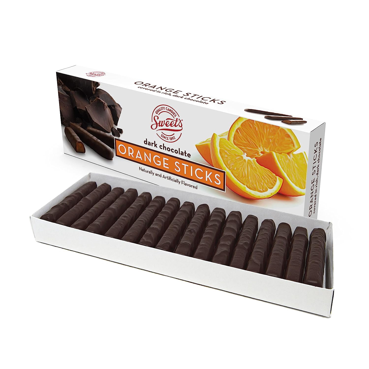 Dark Chocolate Orange Sticks - Gourmet Chocolate Covered Sticks ...