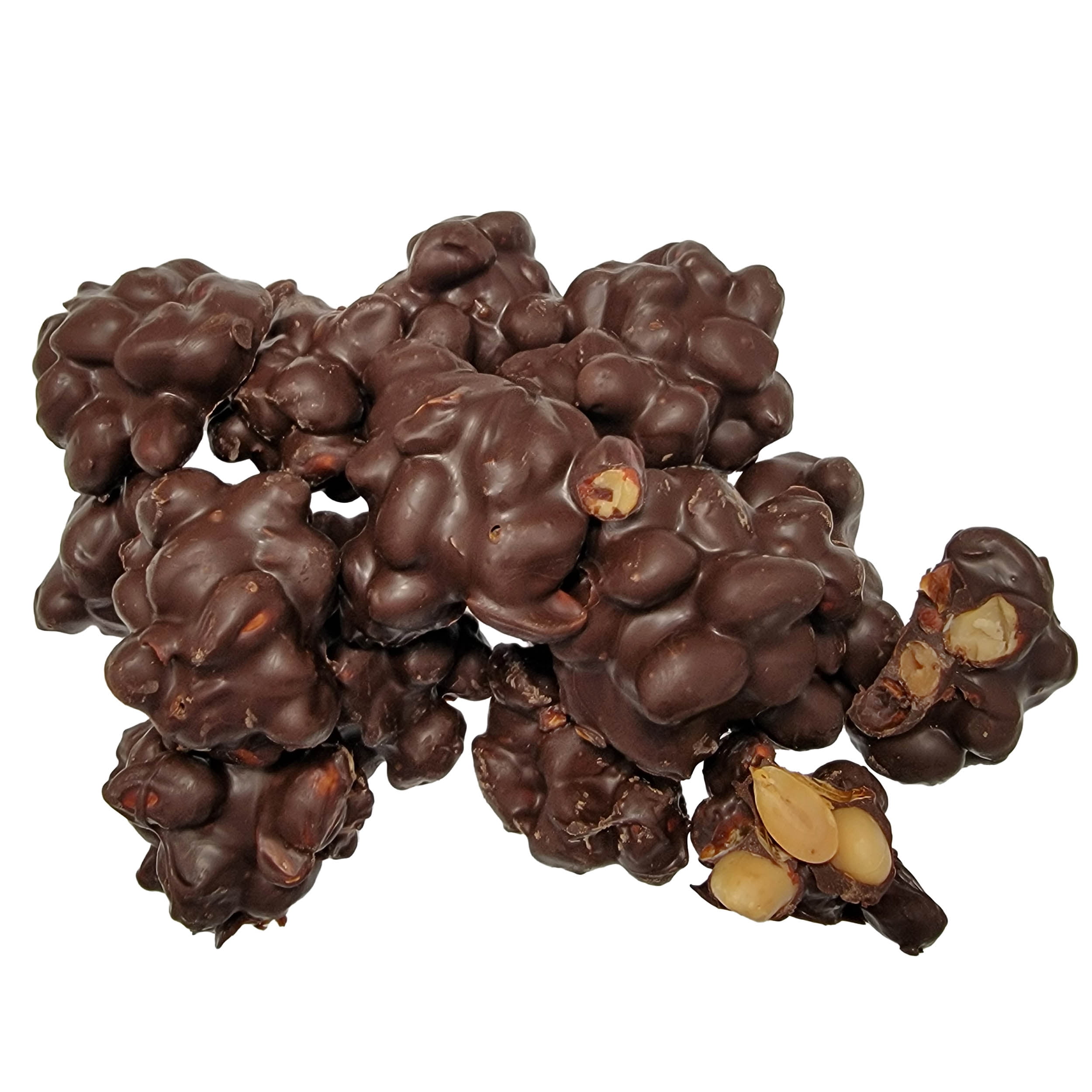 Dark Chocolate Peanut Clusters 12 Ounce By CandyKorner - Walmart.com