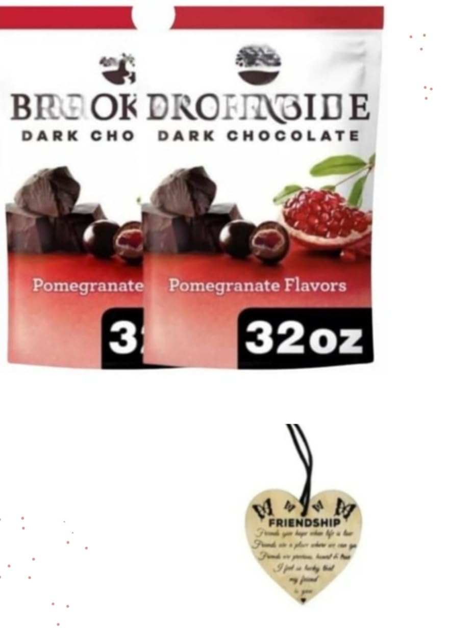 Dark Chocolate and Pomegranate Flavored Snacking Chocolate 2 Pack each ...