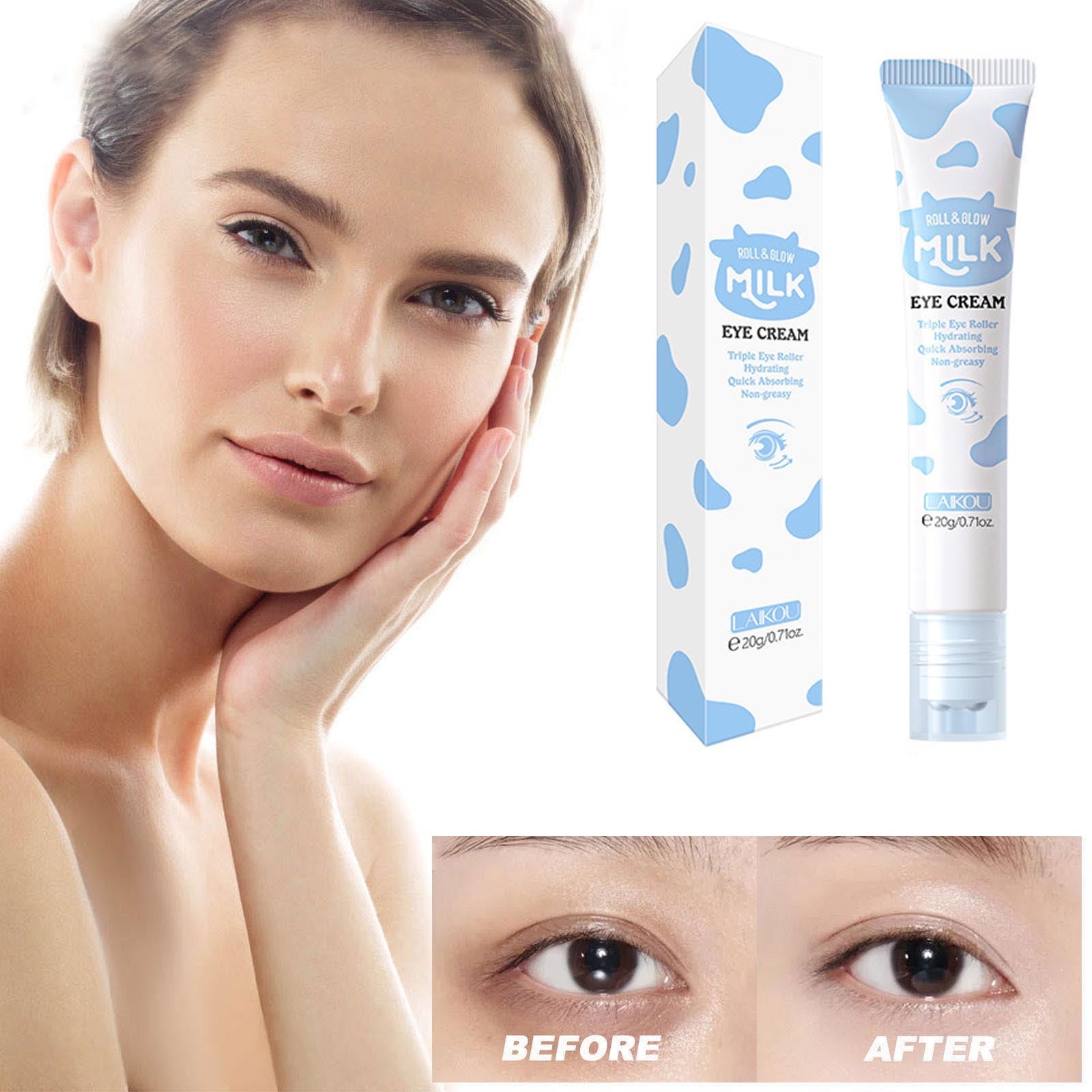 Dark Circle Eye Cream, Anti-Aging Under Eye Treatment, Hydrating ...