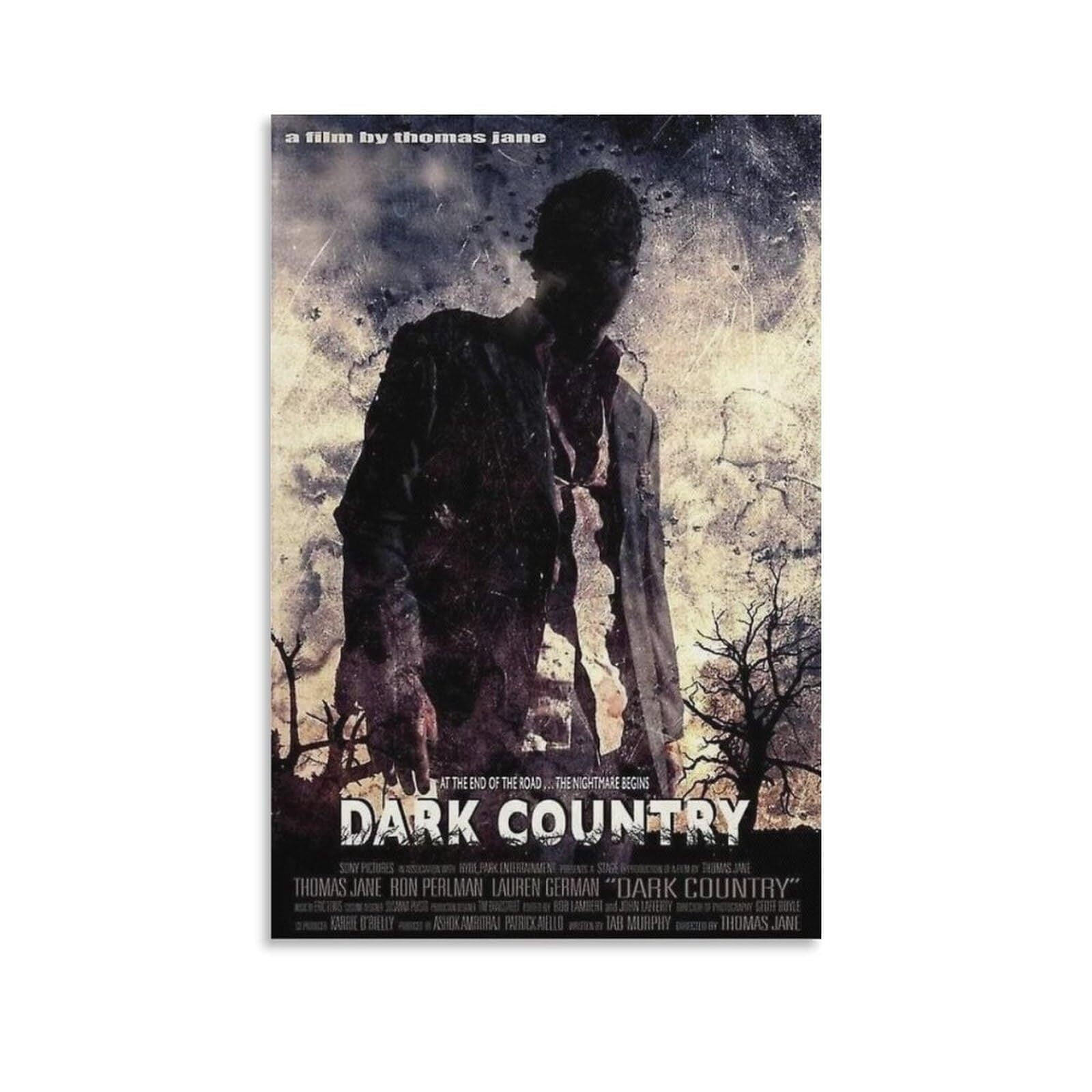 Dark Country Movie Poster Canvas Poster Wall Art Picture Prints Hanging ...