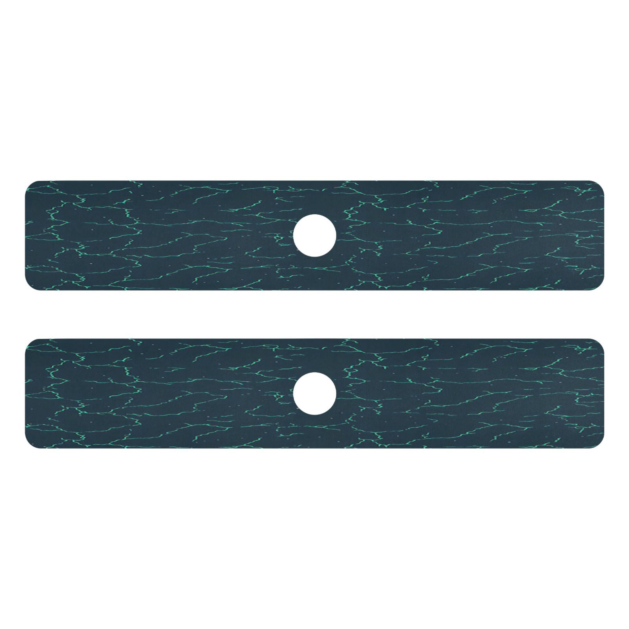 Dark Cracked Earth Extra Long Silicone Algae Sink Mat 30x5.4in 2 Pack ...