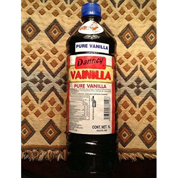 Danncy Dark Pure Mexican Vanilla Extract, 33 Oz Bottle, Gluten-Free ...