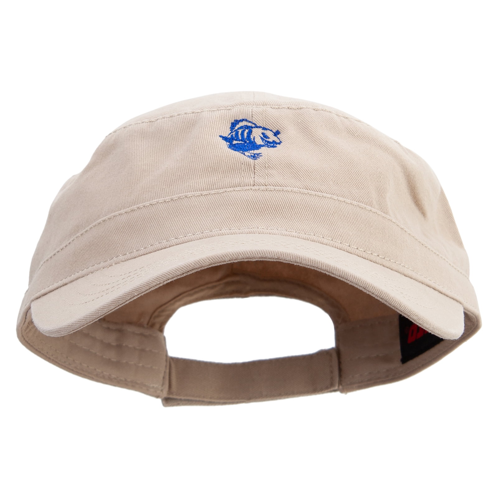 Dark Deep Sea Fish Embroidered Big Size Adjustable Ripstop Army Cap ...