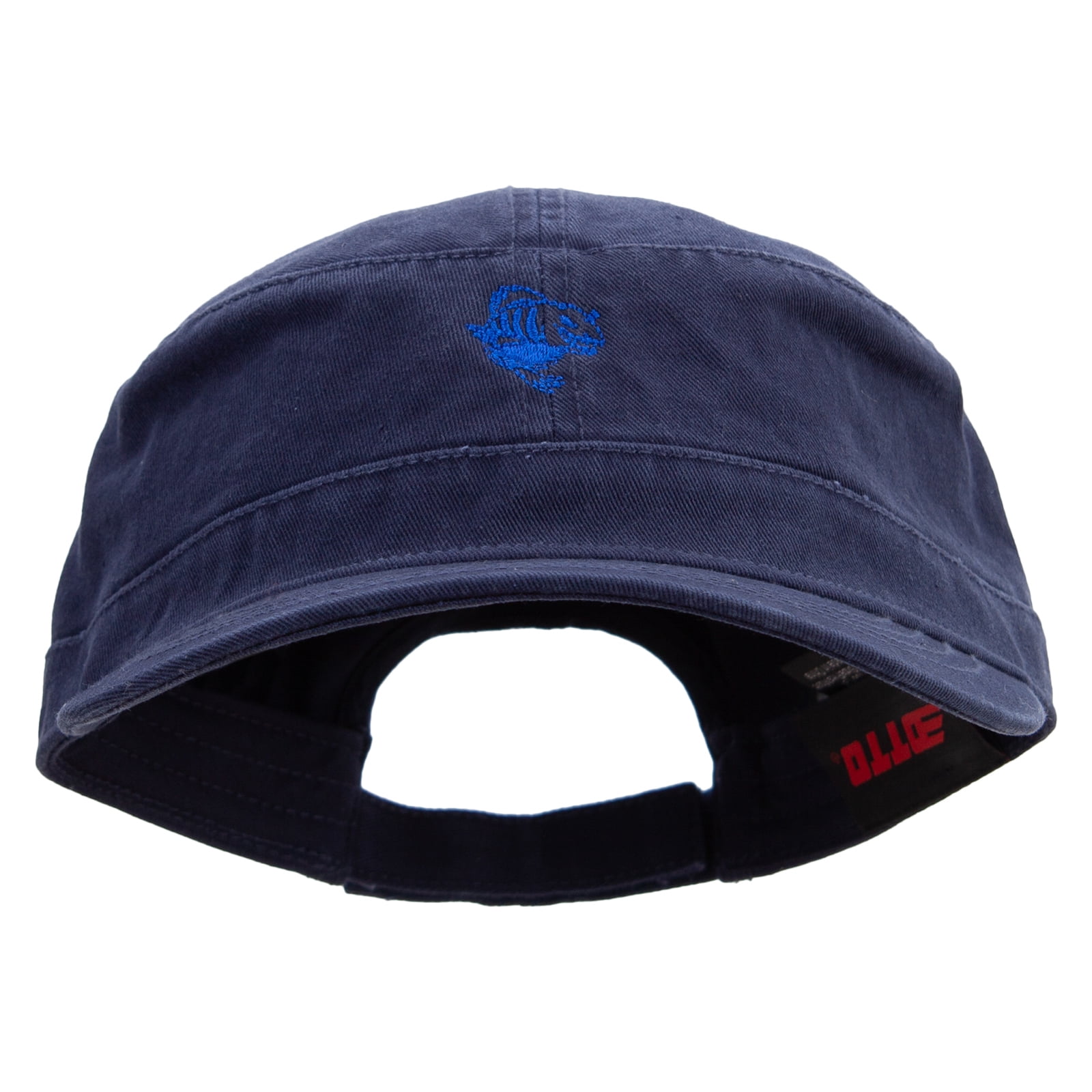 Dark Deep Sea Fish Embroidered Big Size Adjustable Ripstop Army Cap ...