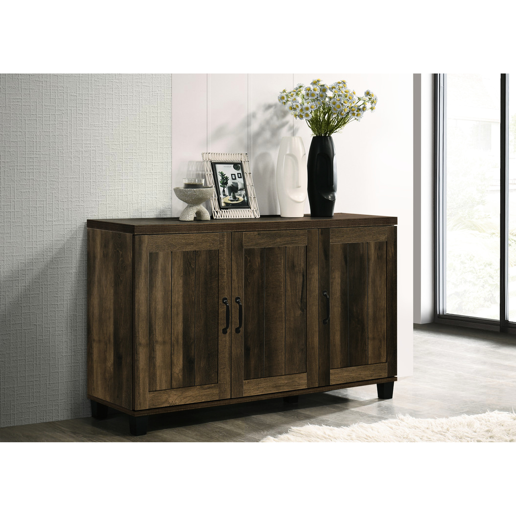 Dark Dusty Oak 3 - Door Shoe Organizer | Ideal for Office Shoe Storage ...