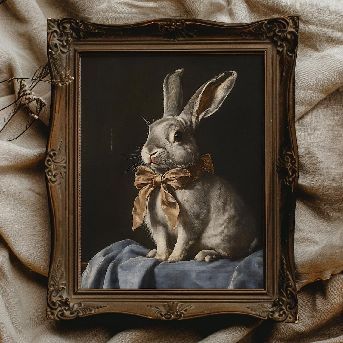 Dark Easter Wall Art Cottagecore Easter Decor For Easter Bunny The ...