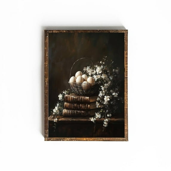 Dark Easter Wall Art Easter Decor Dark Cottagecore Easter Farmhouse ...