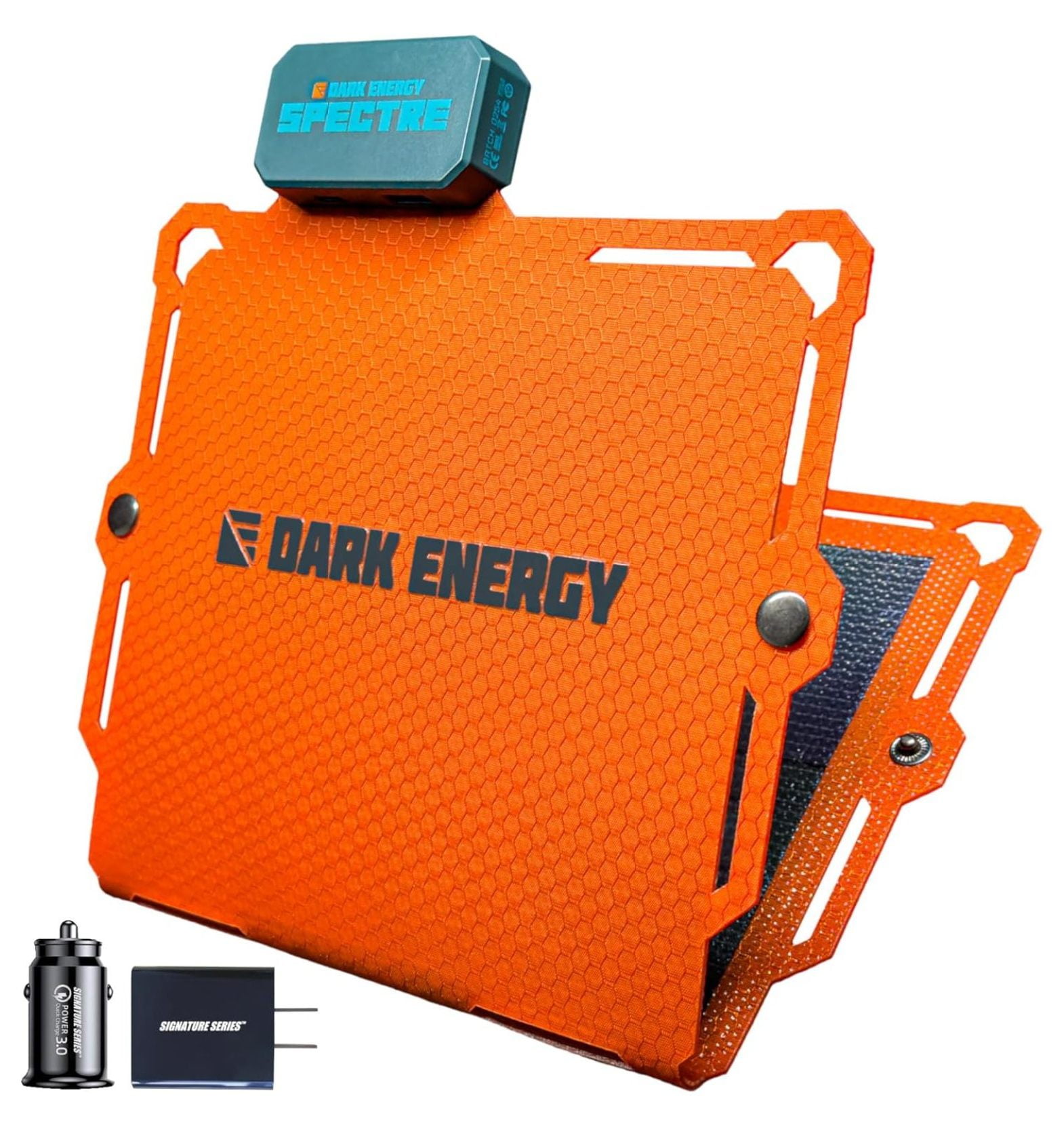Dark Energy Spectre Folding 8W Solar Panel | USB-C and USB-A Device ...