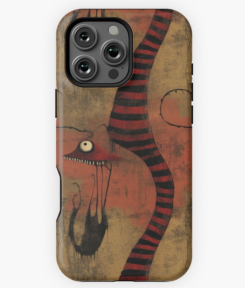 Dark Expressive Gothic Monsters Phone Case for iPhone 16 15 14 13 12 11 ...