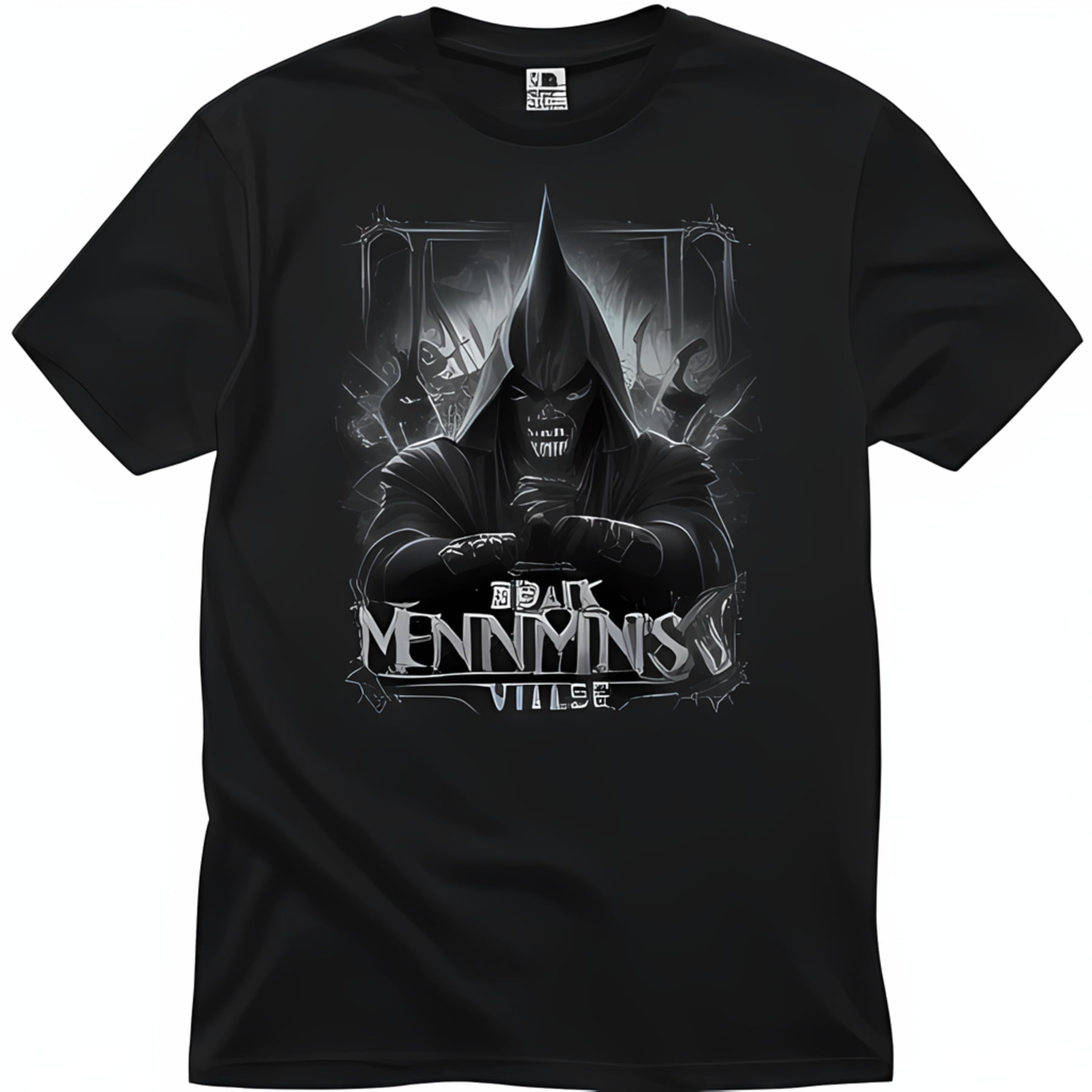 Dark Fantasy Desus SmiTee Illustration Black T-Shirt BMAN Your Dark ...