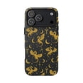 Dark Fantasy Dragon Gold Style Case for iPhone 11 12 13 14 15 16 17 Pro ...