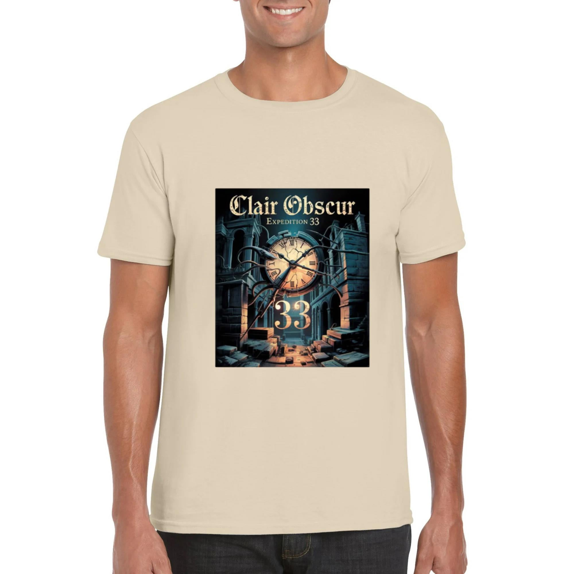 Dark Fantasy RPG Gamer Scene Clair Obscur Expedition 33 T-Shirt, for ...