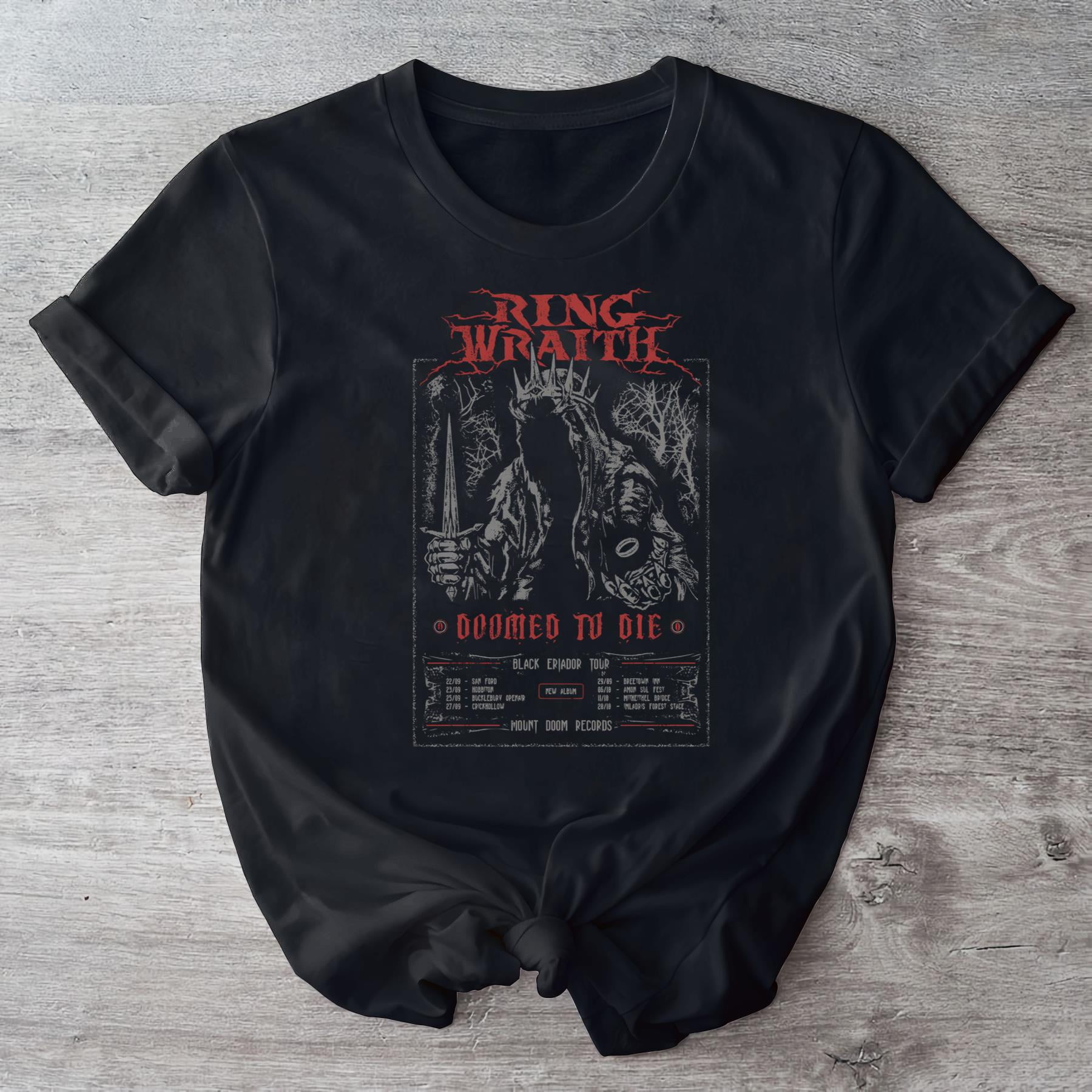 Dark Fantasy Specter Tribute Tee, Sword & Shadow Realm Graphic Shirt ...