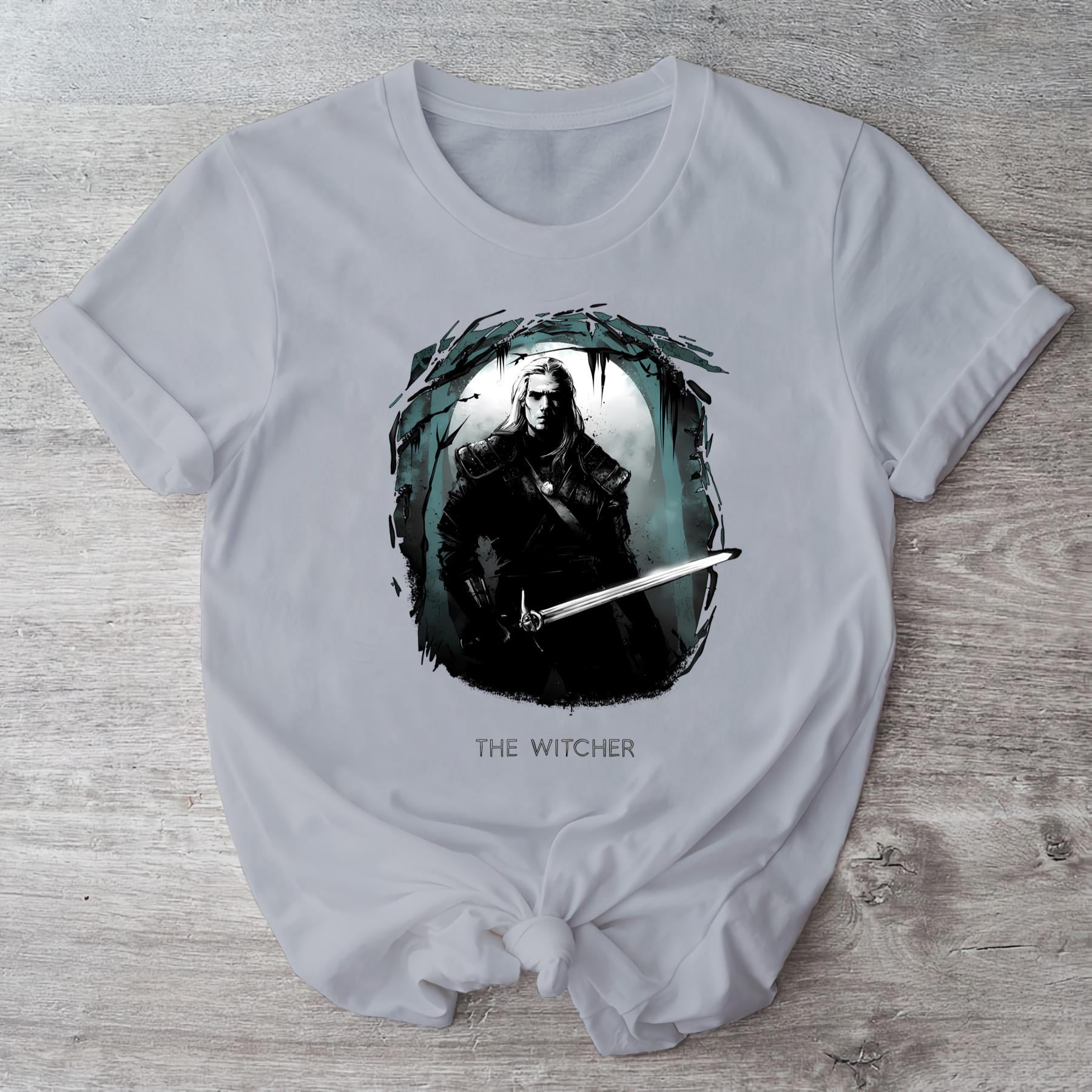 Dark Fantasy Warrior Tribute Shirt – Medieval Sword Saga Graphic Tee ...