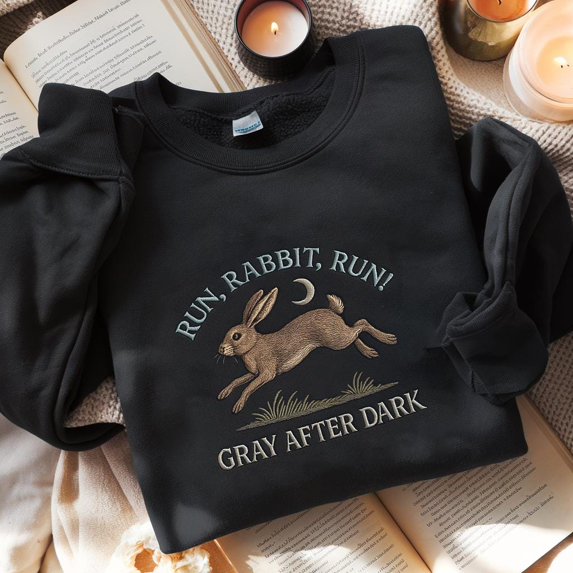 Dark Fiction Inspired Embroidered Sweatshirt, Dark Fiction, Book Lover ...