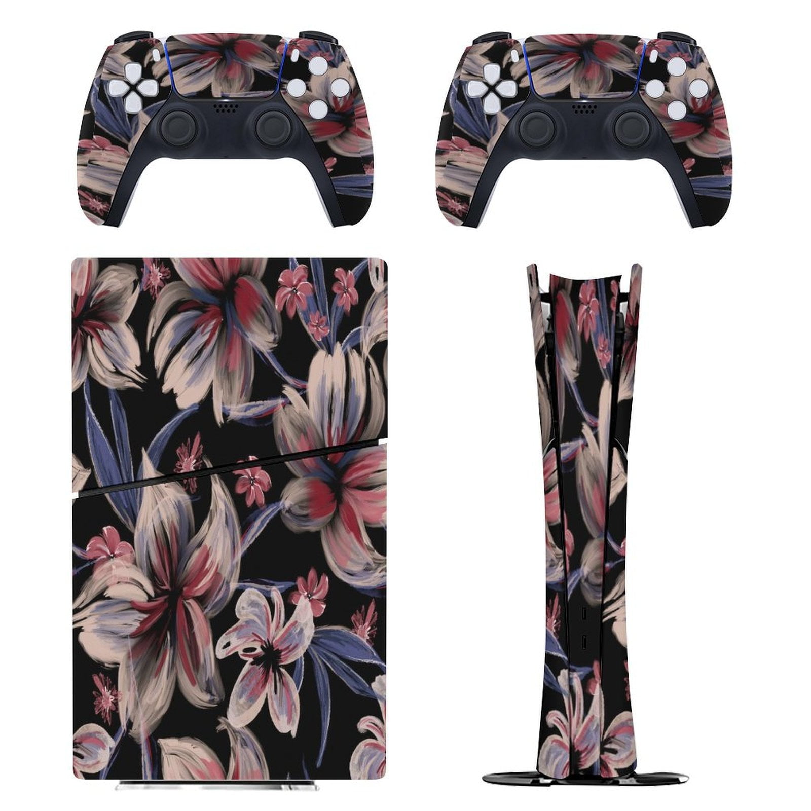 Dark, Flower, Oil Painting, Vintage PS5/PS5 Slim Digital Disc Skin ...