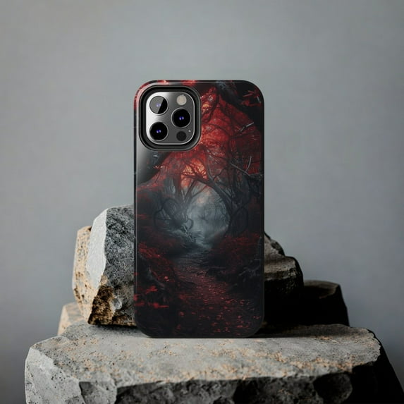 Dark Forest Gothic Fantasy Phone Case for iPhone 11 12 13 14 15 16 17 ...