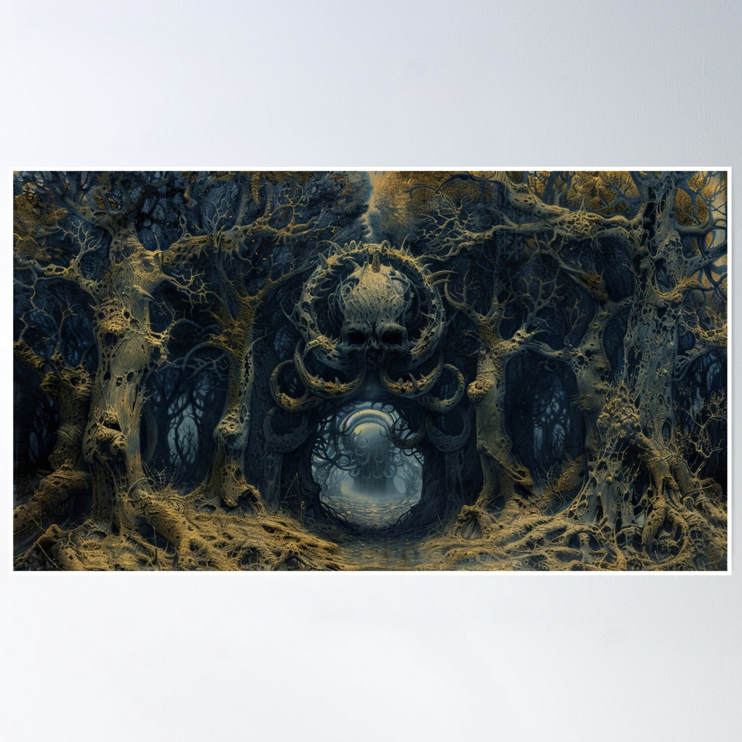 Dark Forest Of The Hidden Poster Wall Art, Modern Wall Decor, 16x24 ...