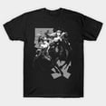 Dark Girls White Aesthetic Minimalist Line Art Female Portrait Unisex T ...