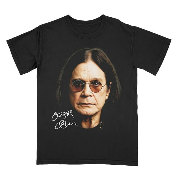 Dark Gothic Portrait Ozzy Os.bo.ur.ne Graphic Shirt, Classic Rock Music ...