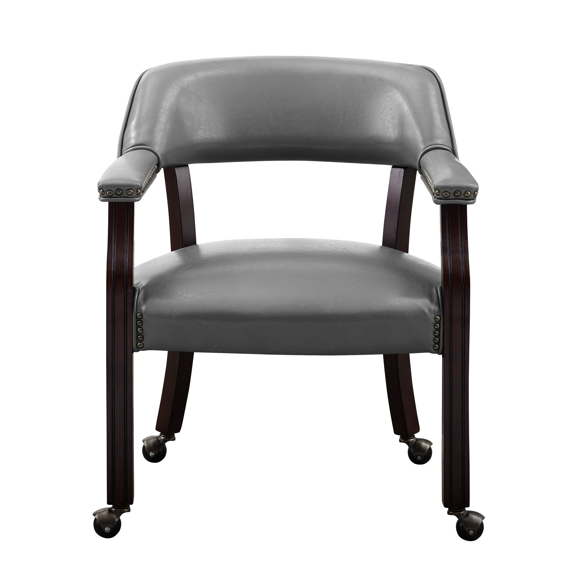 Dark Gray Arm Chair With - Traditional Tournament Armchair Hardwood And ...