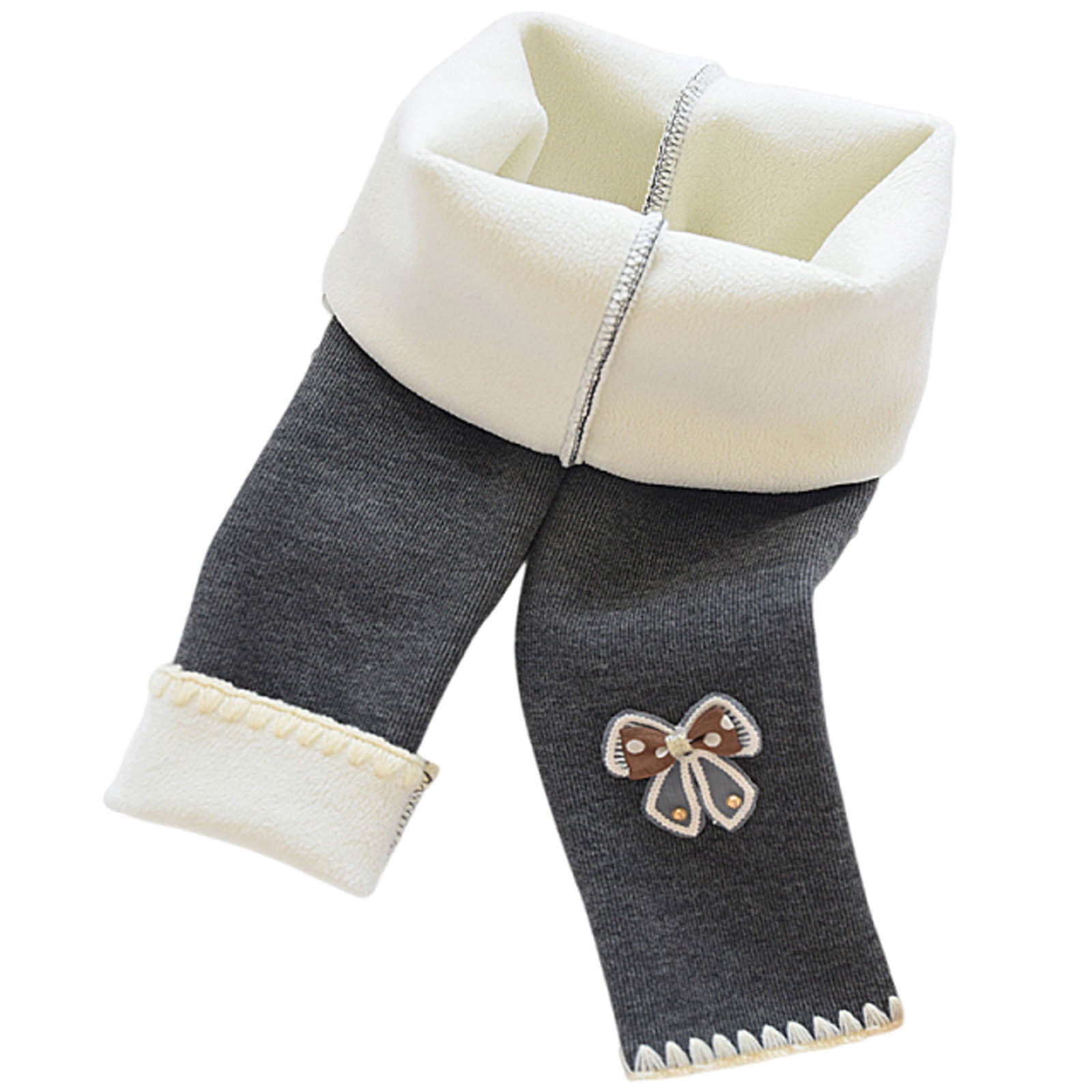 Dark Gray Baby Children Boy Girl High Cut Warm Thick Fuzzy Slimming ...