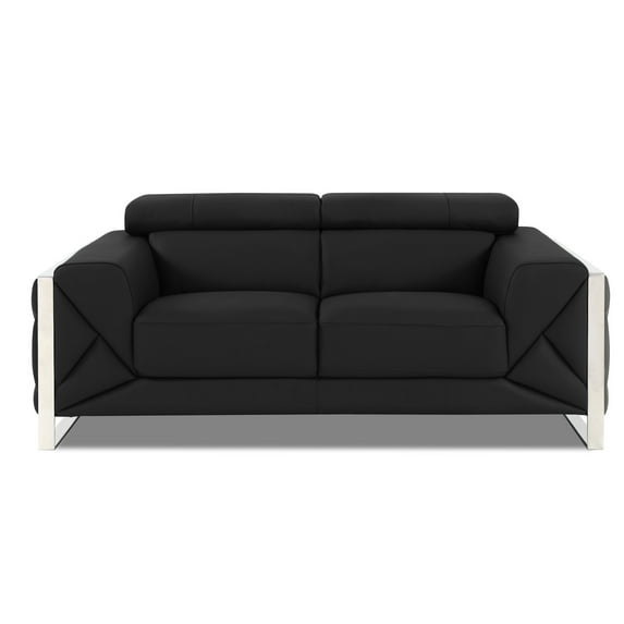 Dark Gray Color Loveseat / Sophisticated Home Decor - Walmart.com