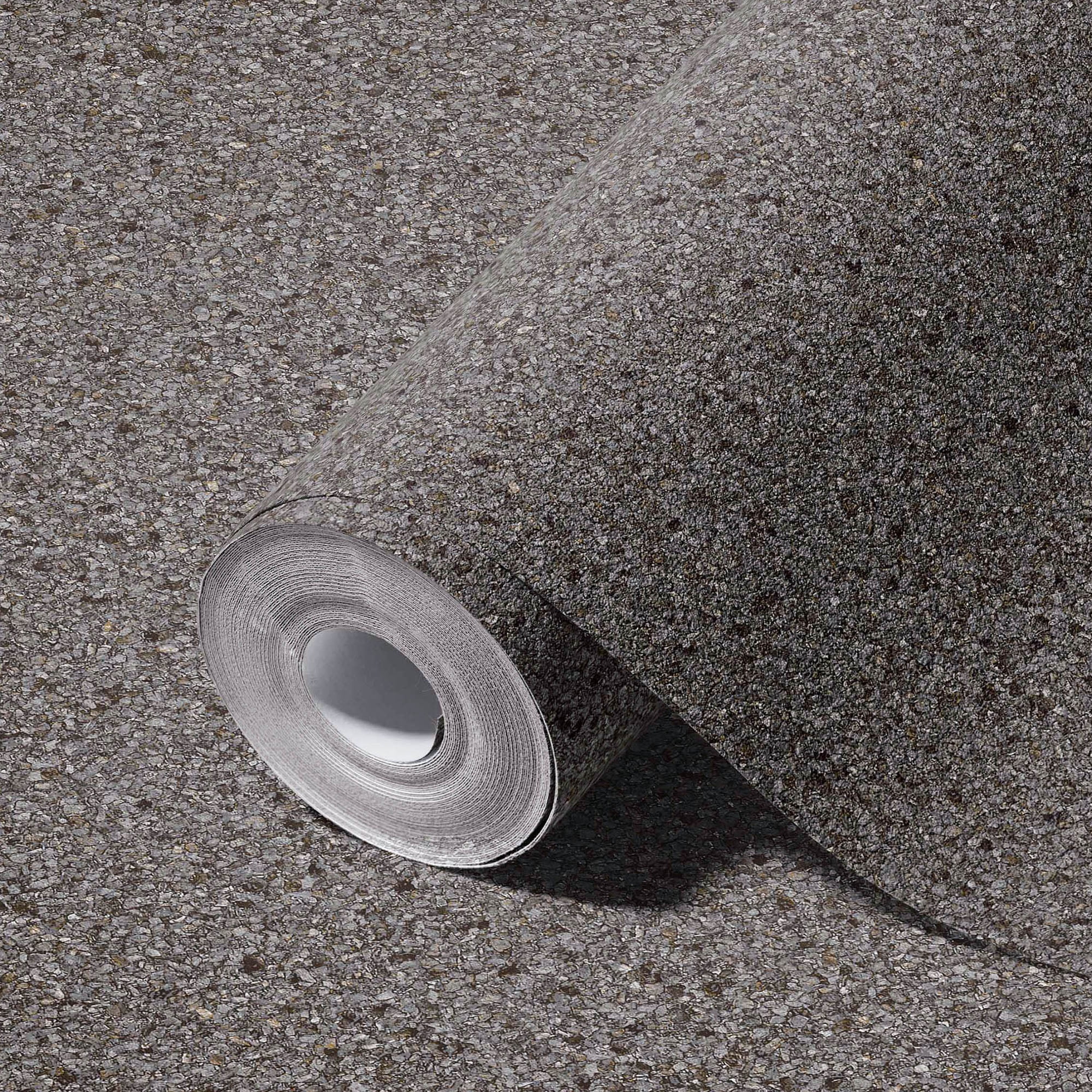 Dark Gray Embossed Kitchen Wallpaper, Decorative Wallcovering Roll: 41. ...