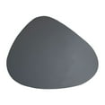 Dark Gray Faux Leather Placemat - Triangle Water Drop Shape, Heat ...
