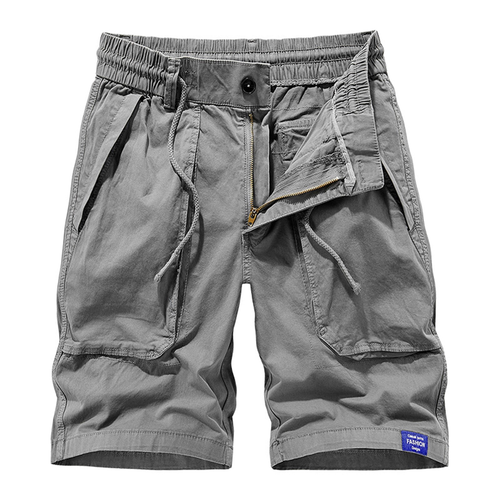 Dark Gray Mens Cargo Sport Athletic Running Shorts Trousers Pants ...