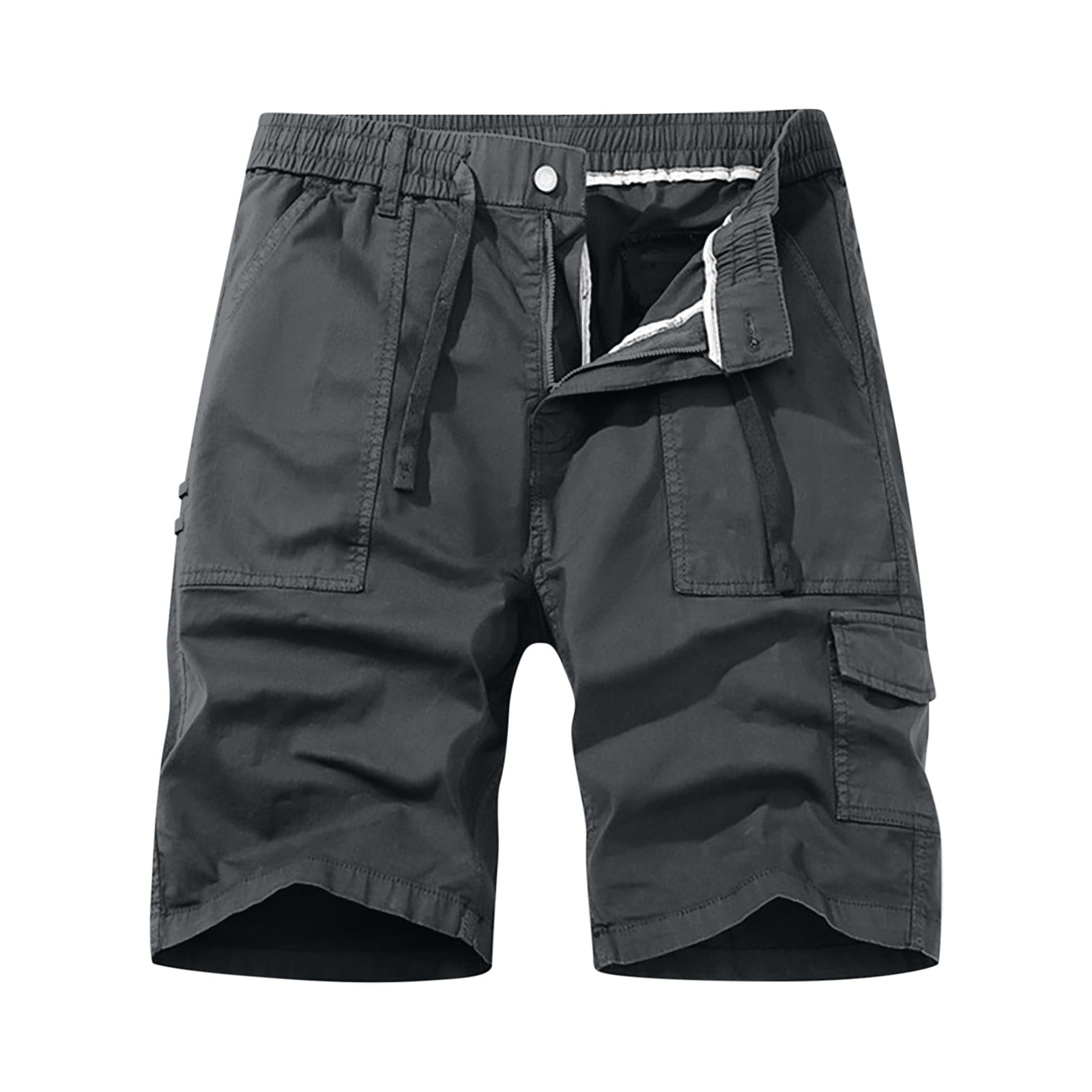 Dark Gray Mens Loose Fit Shorts Trousers Pants Shorts Sweatpants for ...