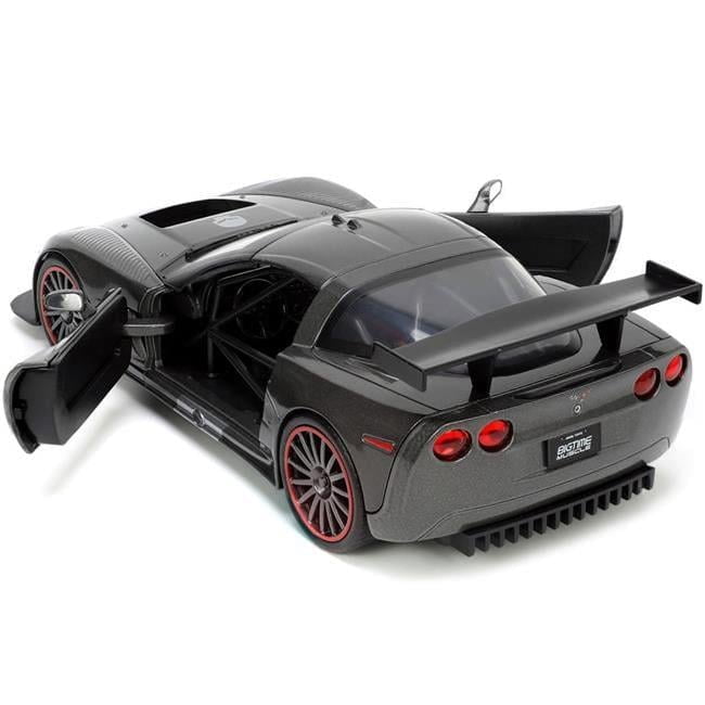 Dark Gray Metallic Corvette Racing Bigtime Muscle Series 1 by 24 Scale ...