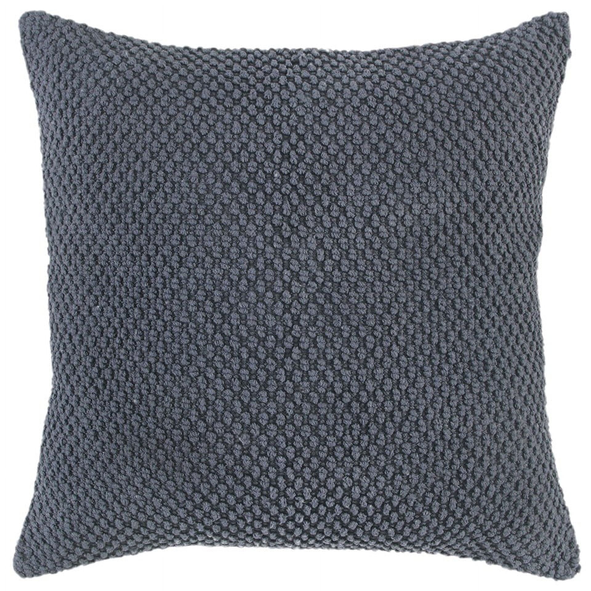 Dark Gray Nubby Textured Modern Throw Pillow - Walmart.com