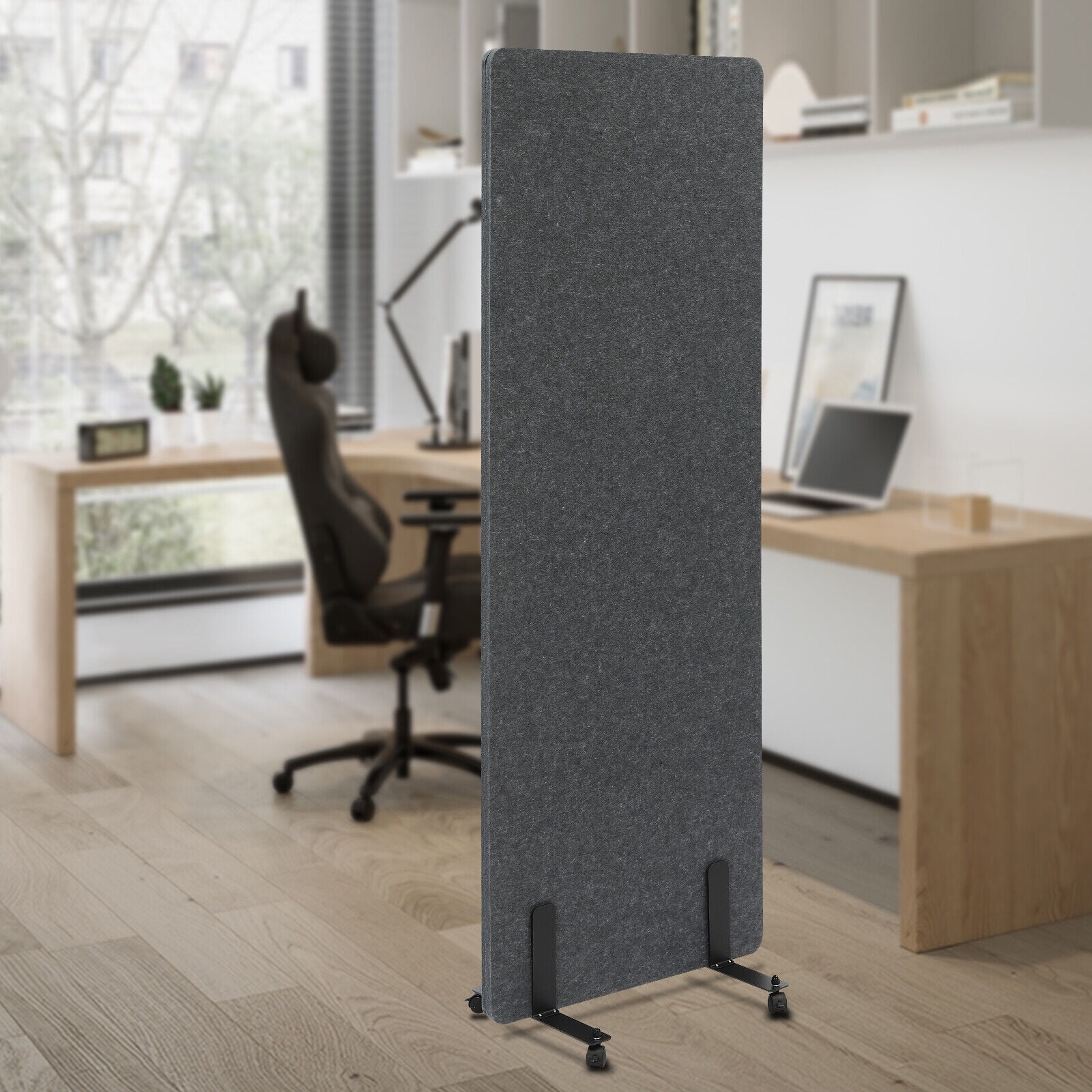 Dark Gray Office Partition Room Divider Recycled PET Divider Screen ...